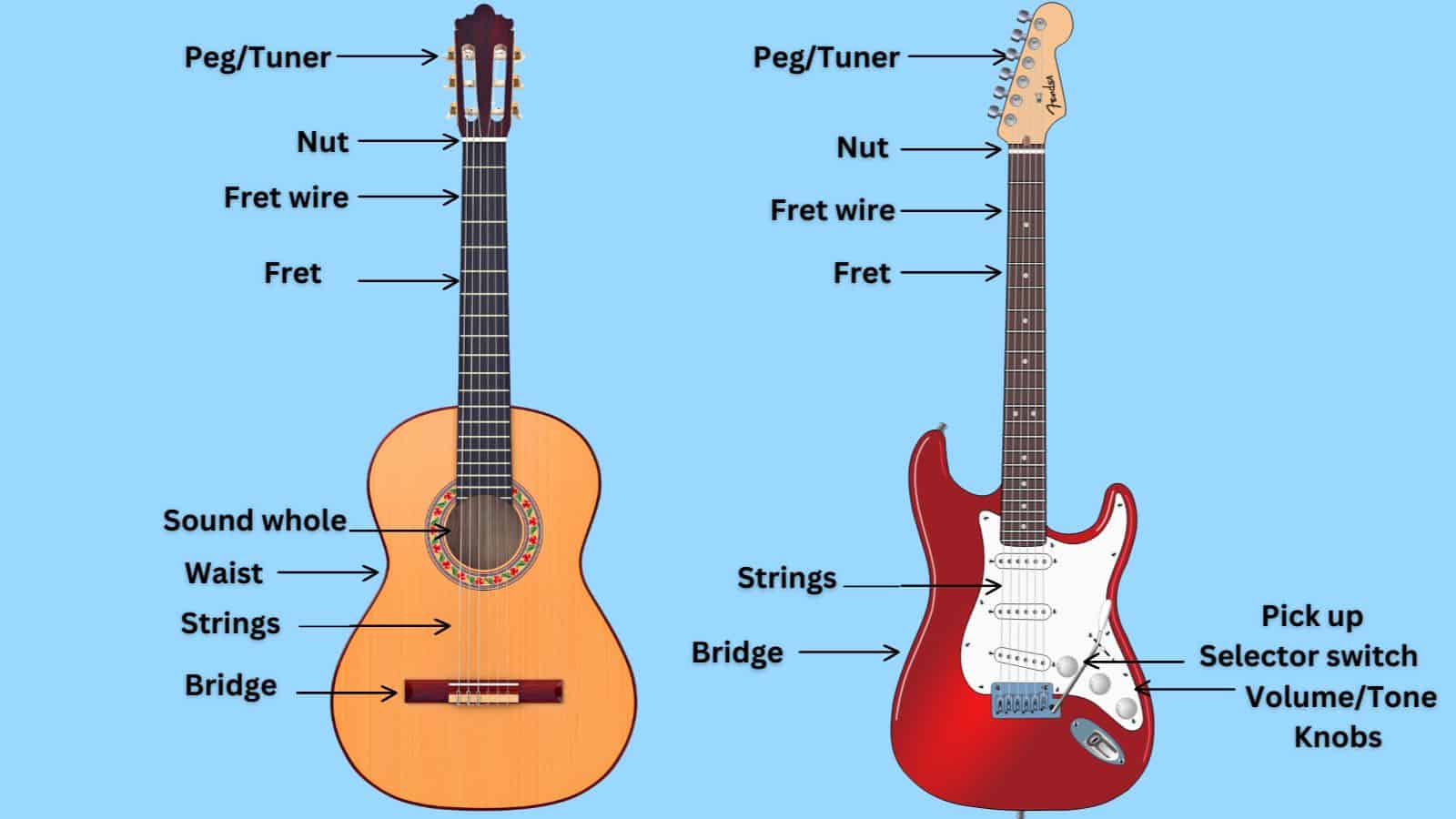 How to Play Guitar A Beginner’s Guide to Learning Guitar Basics | K&M ...